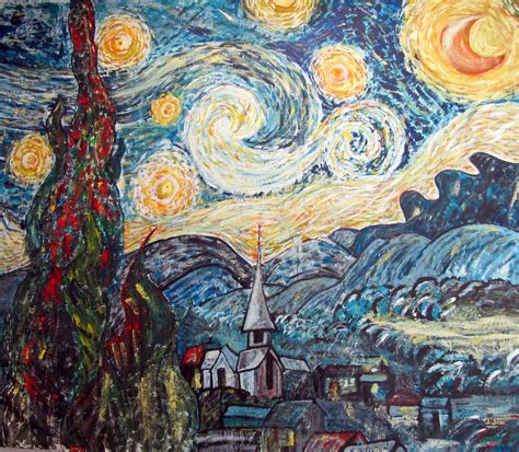 The Starry Night By Vincent Van Gogh Impressionism Re Vrogue Co