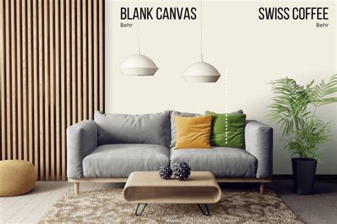 Behr S Color Of The Year Is Still Hot In Is Blank Canvas Better Than Swiss Coffee