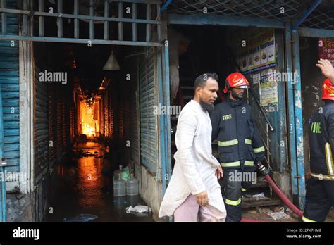 A Massive Blaze Has Gutted Shops In Dhakas Bangabazar One Of The