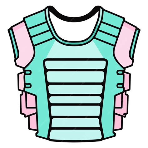 Premium Vector A Vector Based Icon Of Military Armor Featuring A