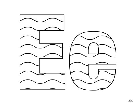 Coloring Pages For Letter E