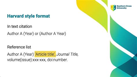 How To Reference A Journal Article In Harvard Style Youtube