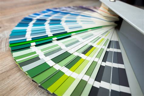 Colour Samples Decomposed In Circle Stock Image Image Of Variation