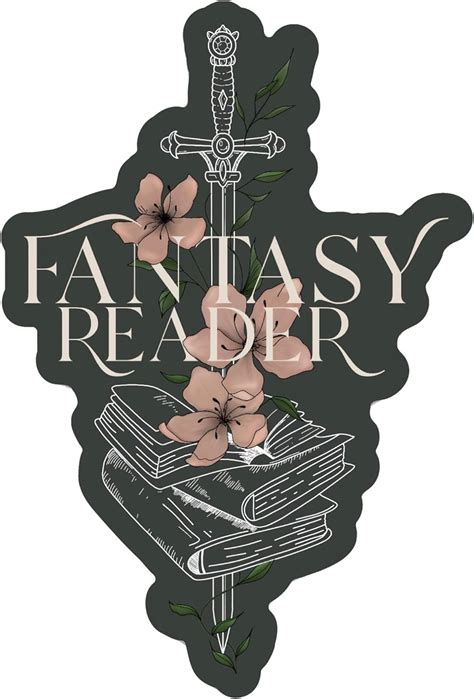 Fantasy Sticker Fantasy Books Fantasy Reader Bookish