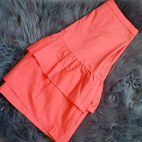 J Crew Factory Skirts Nwt J Crew Tiered Ruffle Midi Skirt In