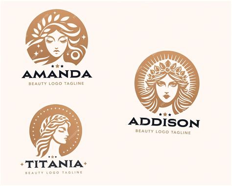 Premium Vector Vector Beauty Elegant Woman Salon Logo Design For Company