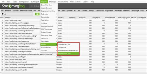 How To Audit Mobile Usability Screaming Frog