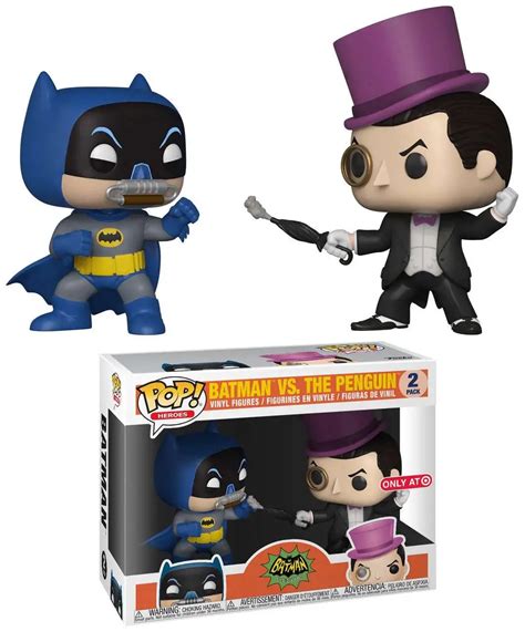 Funko Batman 1966 Tv Series Pop Heroes Batman Vs The Penguin Exclusive