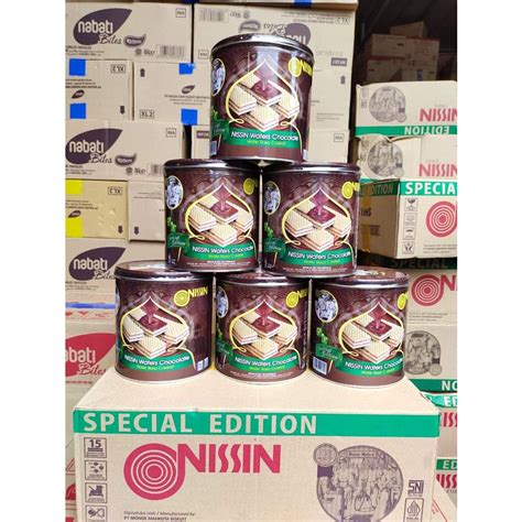 Jual Nissin Wafer Kaleng 267 Gr Shopee Indonesia