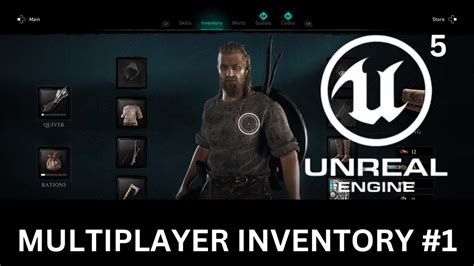 ue5 tutorial multiplayer inventory component 1 project setup youtube