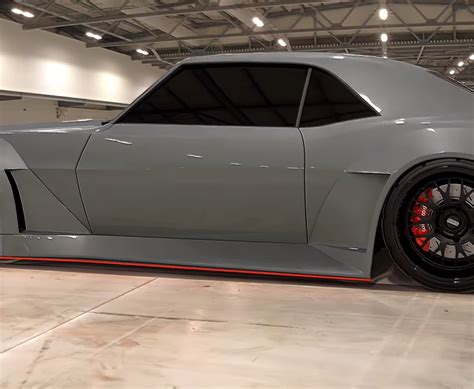 1969 Chevrolet Camaro Gets Brutally Slammed And Savagely Widebody