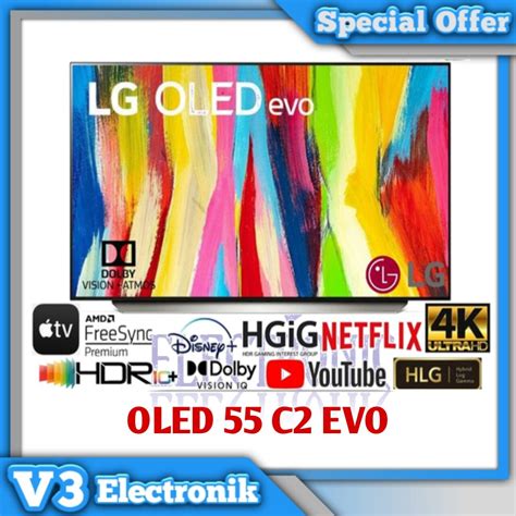 Lg Oled Evo Tv 55 C2 Psa Dolby Vision Atmos 4k Lazada Indonesia