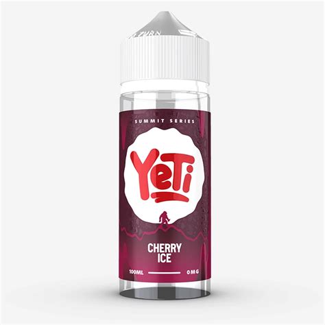 Buy Yeti Summit Series Cherry Ice 100ml E Liquid Vape Juice