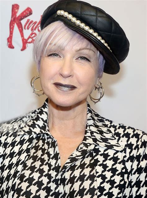 Cyndi Lauper 69 Hasnt Aged A Day As She Dons Houndstooth Suit And