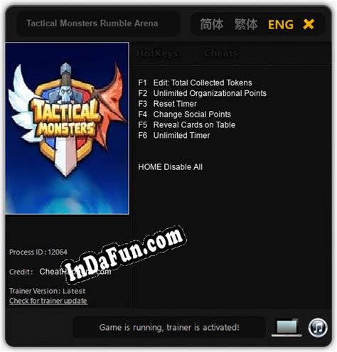 Tactical Monsters Rumble Arena Cheats Trainer 6