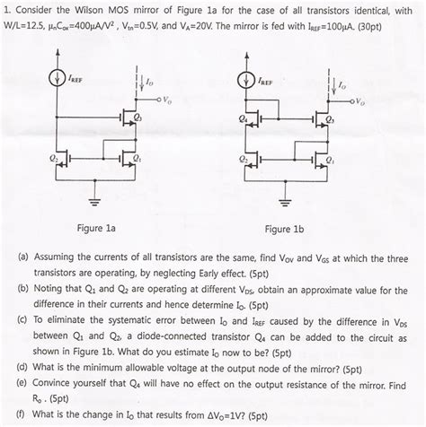 Solved 1 Consider The Wilson Mos Mirror Of Figure 1 A For