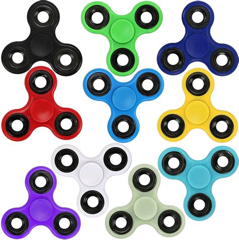 Abs Fidget Spinner Edc Spinner For Autism Adhd Anti Stress Tri Spinner