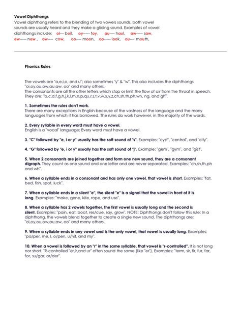 Diphthong Definition Types And Examples Of Diphthongs • 56 Off