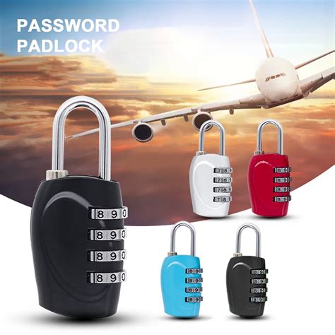 Wharick Digit Password Lock High Durability Vibrant Color Compact Size