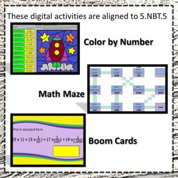 Expanded Notation Digital Activities Bundle By Fonz S Favorites Tpt