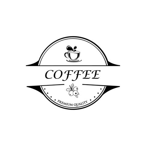 Coffee Cup Logo Template Vector Icon Design Espresso Black Coffee