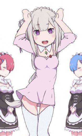 Rem Emilia And Ram Rezero Kara Hajimeru Isekai Seikatsu Drawn By
