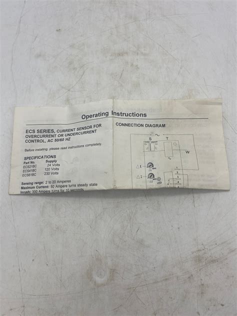 Abb Ssac Ecs41bc Current Sensor Open Box Gulf Asset Recovery