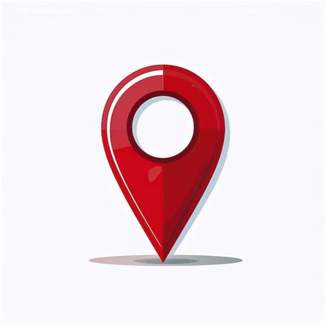 a red marker with a red marker that says quot pin quot premium ai
