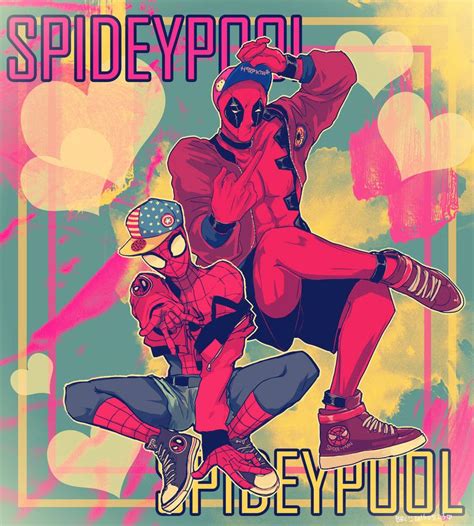 Spideypool By Bbcchu On Deviantart Deadpool E Homem Aranha