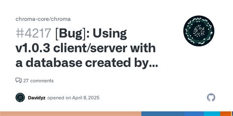 Bug Using V103 Clientserver With A Database Created By V063