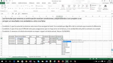 Formulas Condicionales Simples Microsoft Excel Mayor Igual Menor My