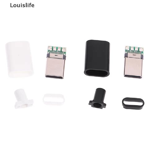 Llph ปลั๊กเชื่อมต่อ Type C Mirco Usb 3 1 กระแสไฟสูง ชาร์จเร็ว 2 ชุด Llp