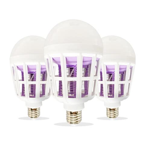 1pcs E27 15W LED Bulb 220V Home Practical Mosquito Killer LED Night