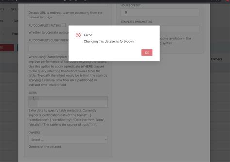 Listview Unify Forbidden Behavior For Removing And Editing Datasets · Issue 12494 · Apache