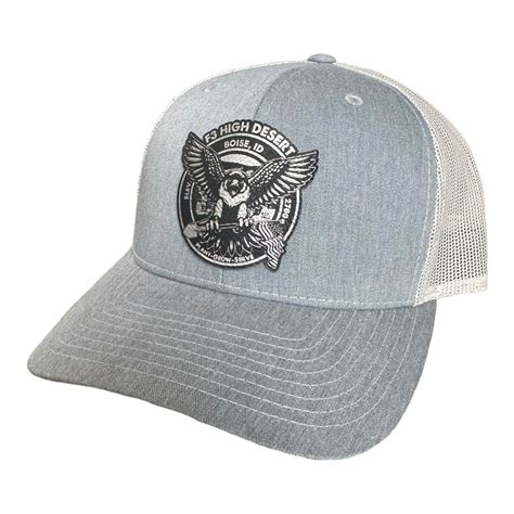 F3 High Desert Logo Debut Leatherette Patch Hat Pre Order June 2024