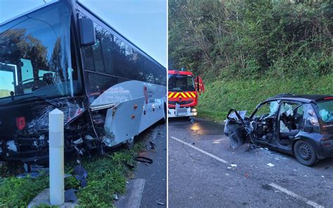 Couple tué dans un choc avec un bus sur la route entre Ance Féas et