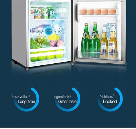 2 Door Small Refrigerator Chilled Frozen Energy Saving Refregerator 4