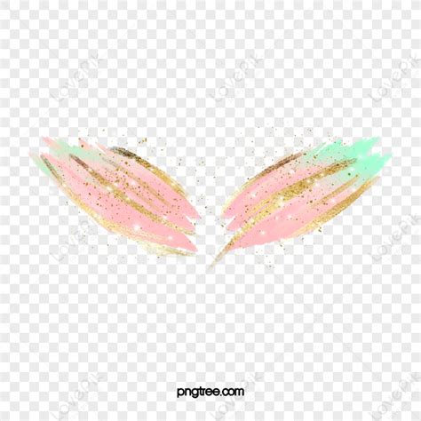 창의 추상 금 가루 날개 일러스트 원황금 날개꿈의 날개 Png 일러스트 무료 다운로드 Lovepik