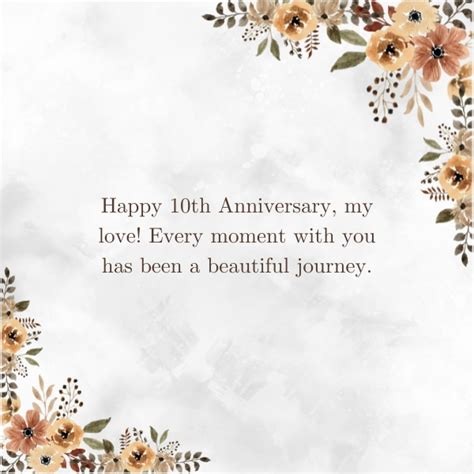 Love Quotes For 10th Anniversary 10th Wedding Anniversary Quotes For