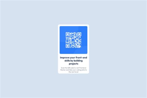 Frontend Mentor Qr Code Solution Using Only Html And Css Coding Challenge Solution