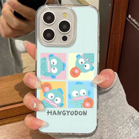 宮格 醜魚漢頓 適用iphone16 15 14 13 12 11 Pro Max 手機殼 15plus 全包亞克力硬殼 蝦皮購物