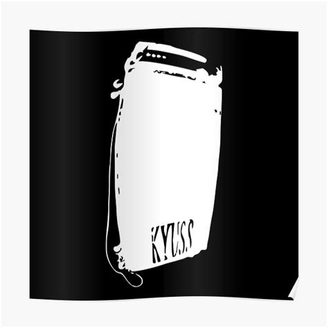 Bestselling Kyuss Band Amp Logo Poster For Sale By Watindoro Redbubble