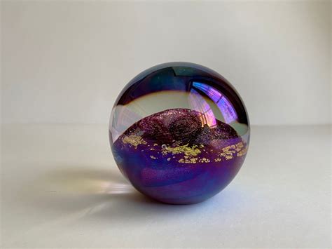 Celestial Glass Paperweight Etsy