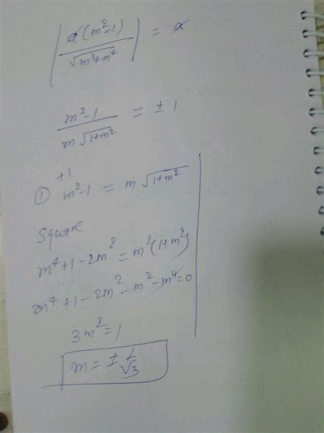 The Equations Of Common Tangents To Y 4ax And X A Y A Are A