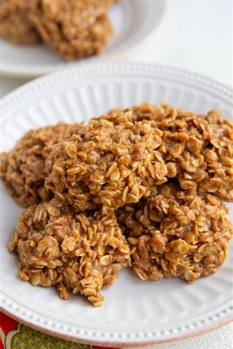 5 Ingredient Almond Butter No Bake Oatmeal Cookies The Roasted Root