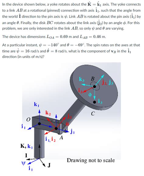 Solved In the device shown below a yoke rotates about the Ñ Chegg com