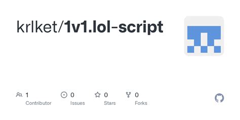 1v1 Lol Script Script At Main · Krlket 1v1 Lol Script · Github