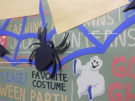 Judys Handmade Creations Halloween Spider Web Layout