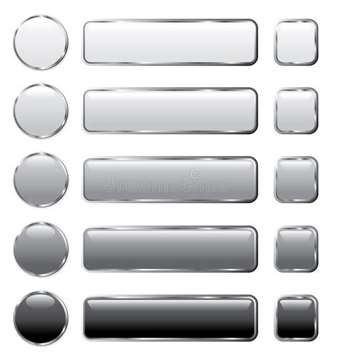 Gray Web Buttons