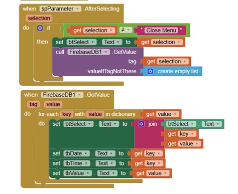 Firebase Vs Lists And Listview General Discussion Mit App Inventor